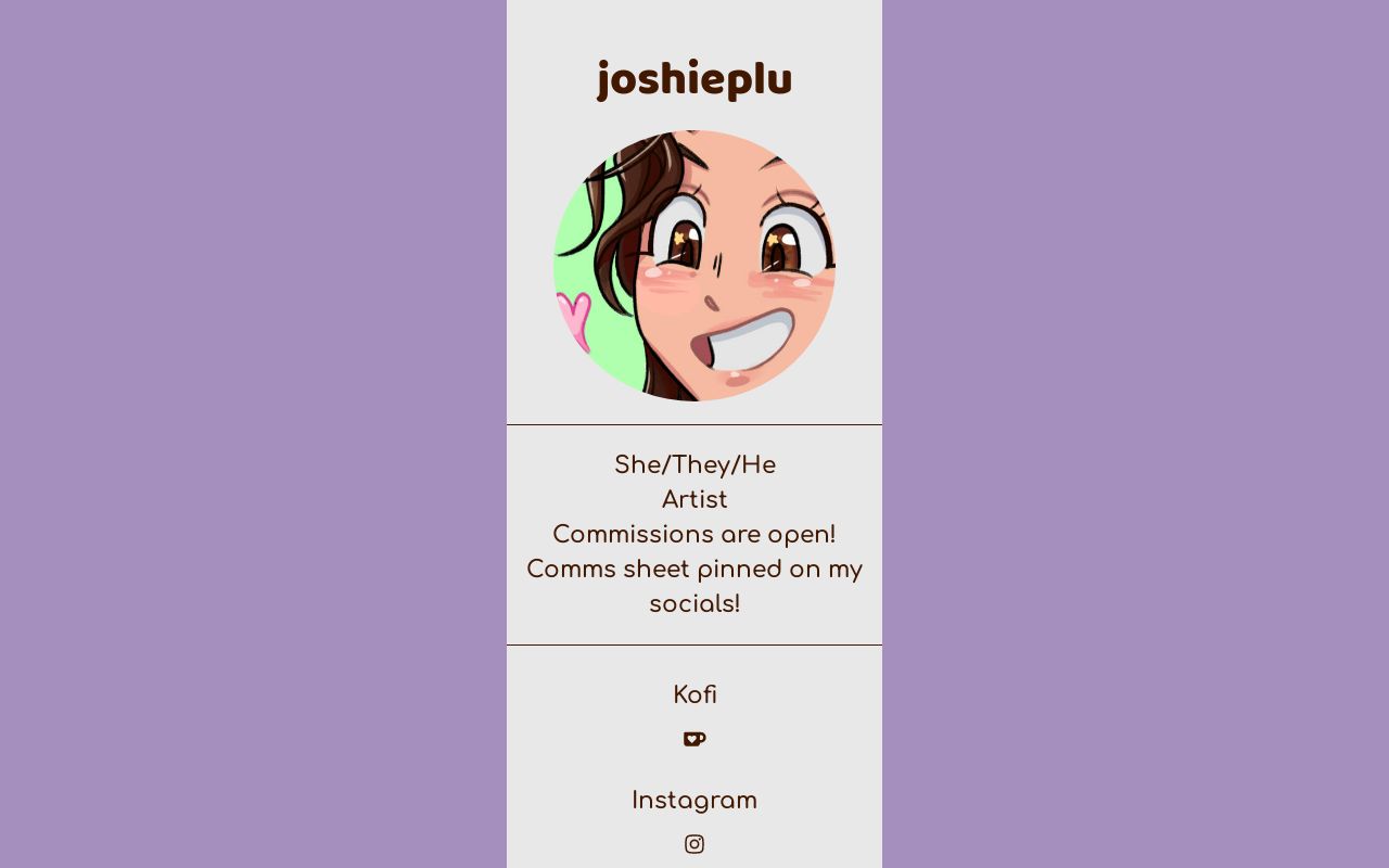 joshieplu's info